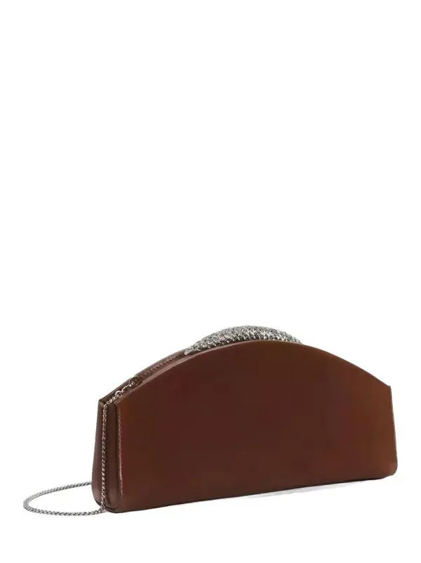 GIUSEPPE ZANOTTI Atena Clutch Bag - Brown