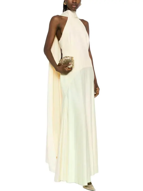 Solace London Cece Maxi Dress - Neutrals