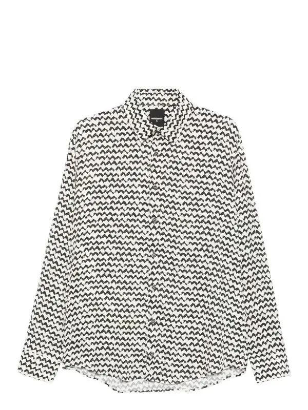 Patrizia Pepe Patterned Shirt - Neutrals