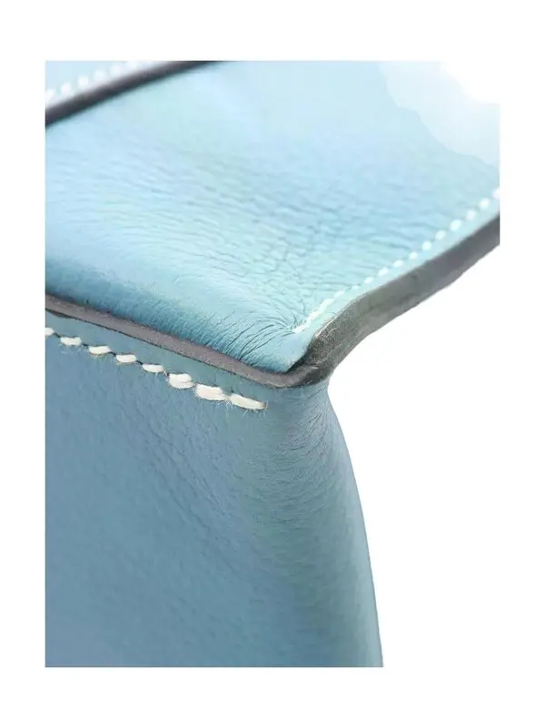 Hermès 2024 Evercolor Cab H Crossbody Bag - Blue