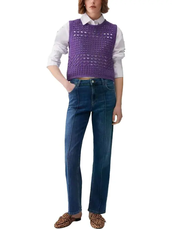 Liu Jo High-rise Straight Jeans - Blue