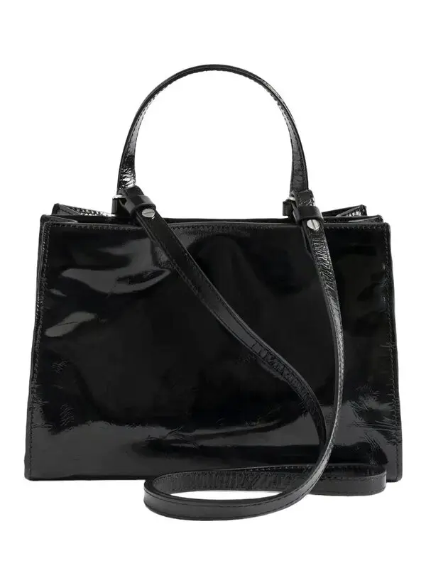 Zadig&Voltaire Patent Top Handle Satchel - Black
