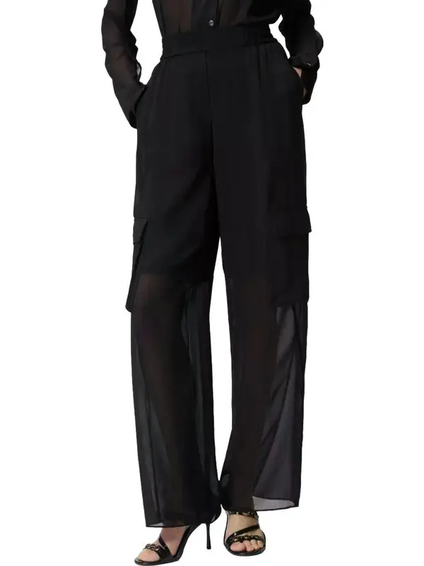 Pinko Casteggio Cargo Trousers - Black