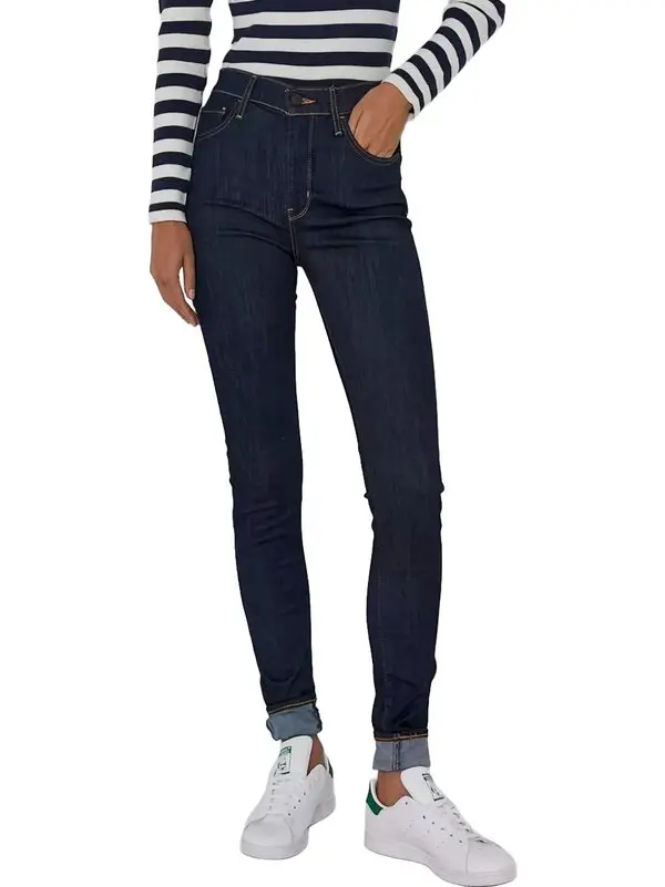 LEVI'S High-rise Five-pocket Jeans - Blue