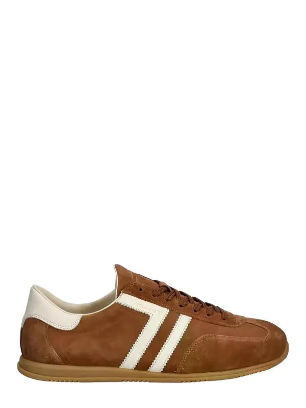 Gant Suede Stripe Detail Sneakers - Brown