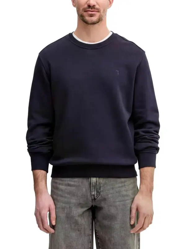 TRUSSARDI Embroidered Logo Sweatshirt - Blue