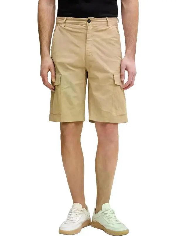 TRUSSARDI Cargo Pocket Shorts - Neutrals
