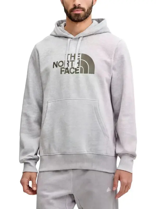 The North Face Logo-print Hoodie - Grey