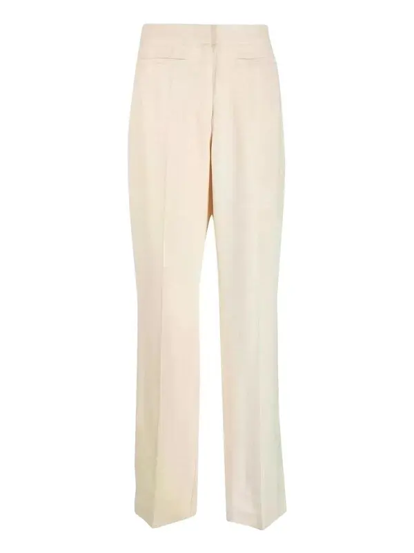 Calvin Klein Straight Leg Trousers - Neutrals