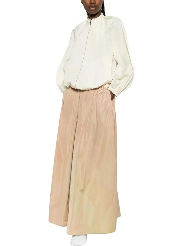 Fabiana Filippi Drawstring Gathered Maxi Skirt - Neutrals