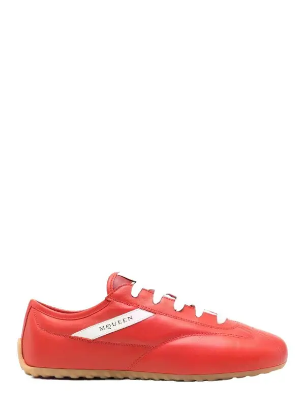 Alexander McQueen Logo Detail Sneakers - Red