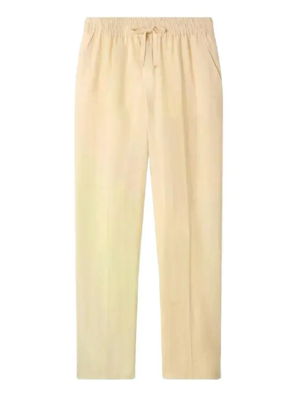 Sandro Elasticated Linen Trousers - Neutrals