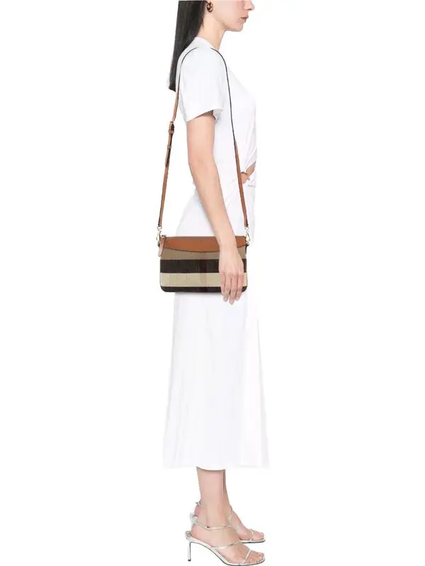 Burberry Peyton Crossbody Bag - Brown