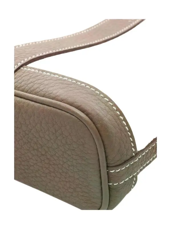 Hermès Toile And Negonda Garden File 28 Satchel - Neutrals