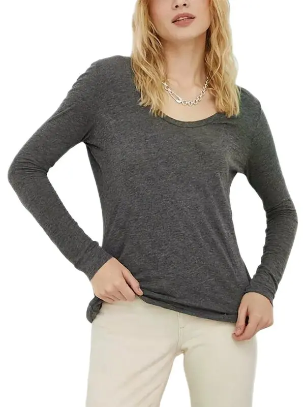 American Vintage Long-sleeve T-shirt - Grey