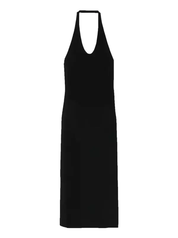 TOTEME Halterneck Midi Dress - Black