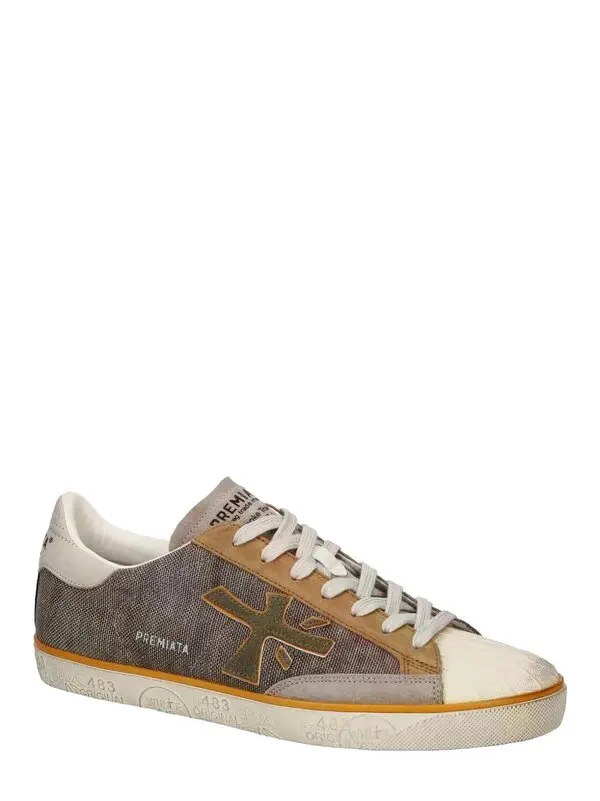 Premiata Steven 8051 Panelled Sneakers - Brown