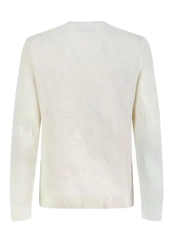 BOSS Textured Crewneck Sweater - Neutrals