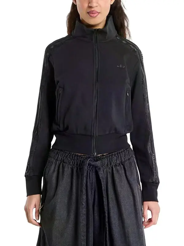 Adidas Firebird Lace Zip Sweater - Black