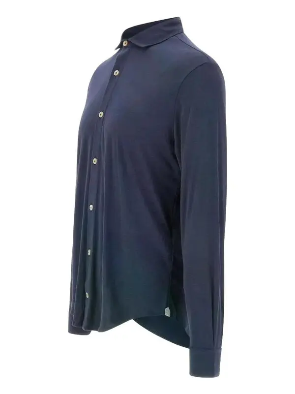 Eleventy Long-sleeved Shirt - Blue