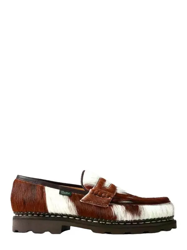Paraboot Reims Loafers Animal Print - Brown