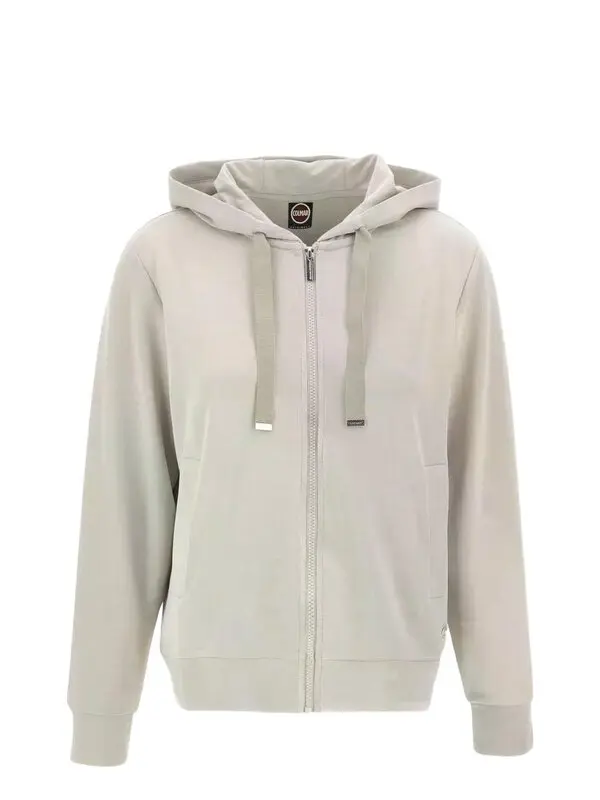 COLMAR Drawstring Zip Hoodie - Neutrals