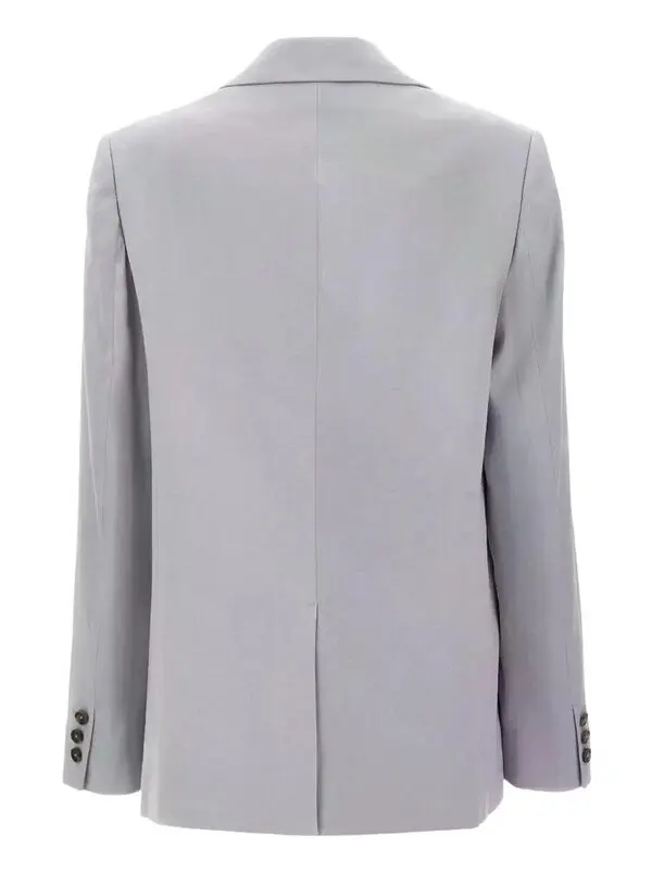 Vince Flap-pocket Button Blazer - Grey