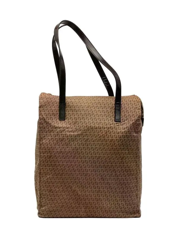 Fendi 2010-2026 Micro Zucchino Nylon Tote Bag - Neutrals