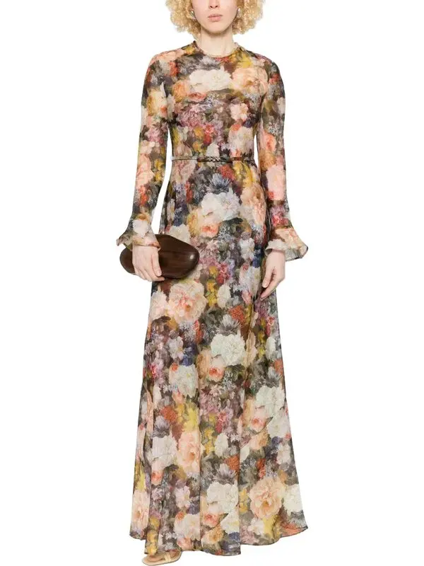 Zimmermann Alchemy Sheath Maxi Dress - Brown