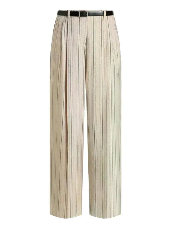 Dolce & Gabbana Regimental Pinstripe Trousers - Neutrals