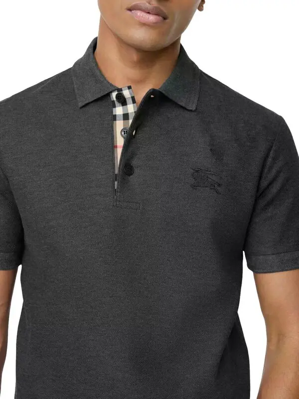 Burberry Cotton Polo Shirt - Grey