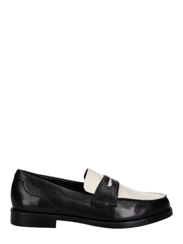Clarks Scalloped Loafers - Black