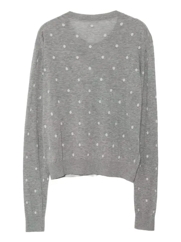 JNBY Polka Dot Cardigan - Grey