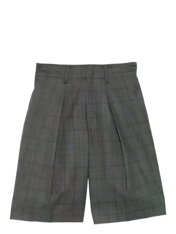 LESS Tailored Pleated Shorts - Grey