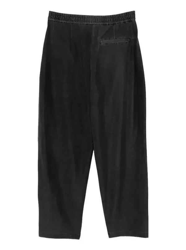 CROQUIS Comfort-fit Carrot Trousers - Black