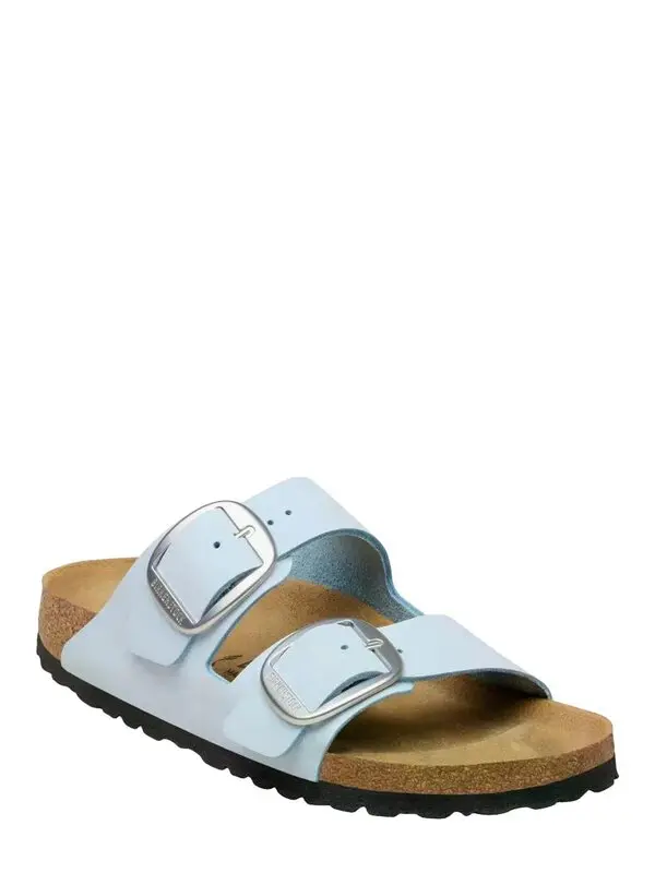 BIRKENSTOCK Arizona Leather Flat Sandals - Blue
