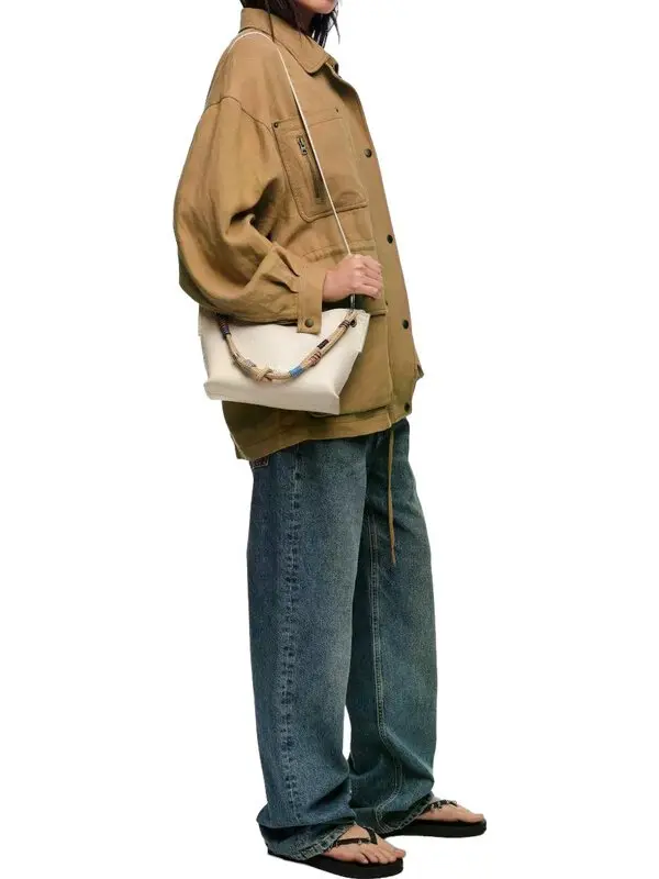 Bimba Y Lola Knotted Rope Shoulder Bag - Neutrals