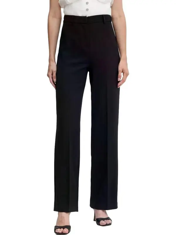 MORGAN Poya Wide-leg Trousers - Black