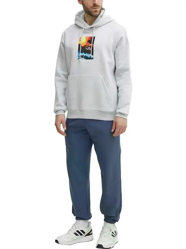 Adidas Graphic Hooded Sweatshirt - Grey