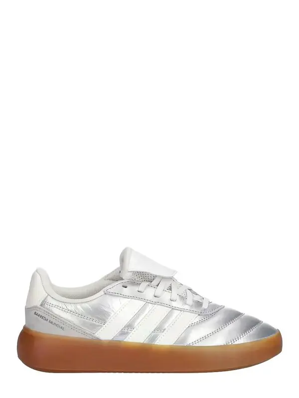 Adidas Barreda Mundial Three-stripes Padded Sneakers - Silver