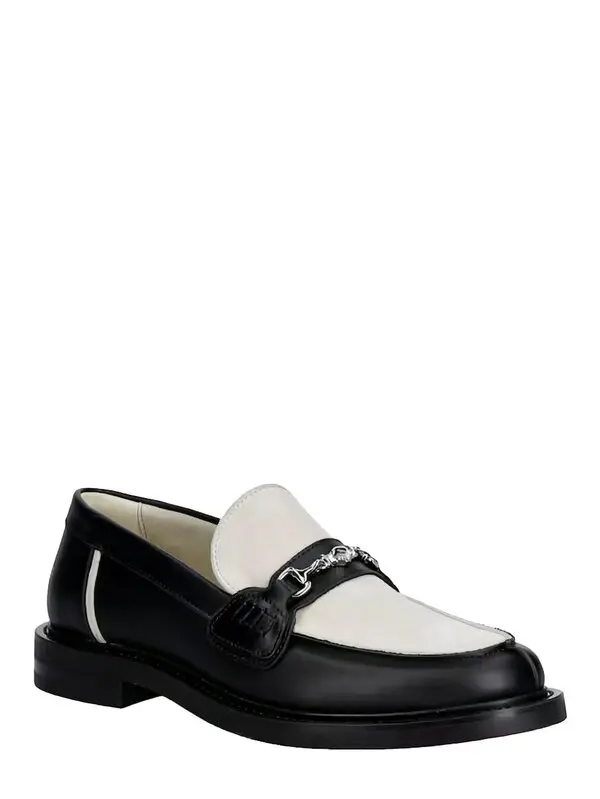 Filling Pieces Logo Detail Loafers - Black
