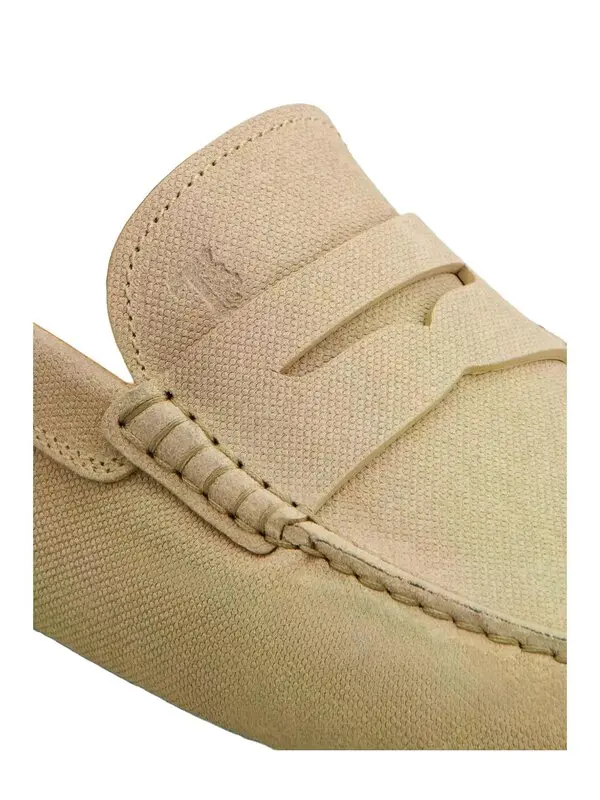TOD'S Logo-detail Loafers - Neutrals