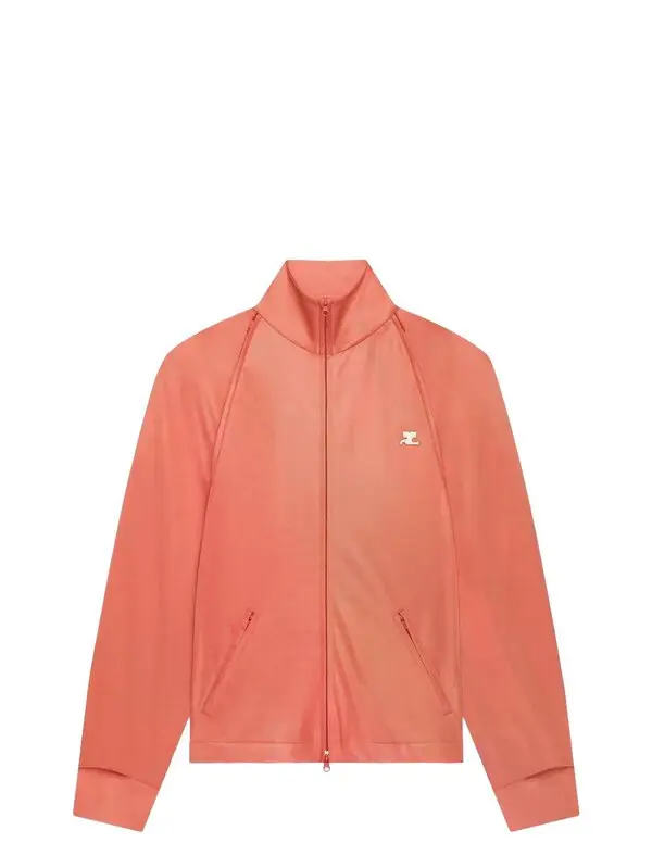 COURREGES Zip-up Sweatshirt - Orange