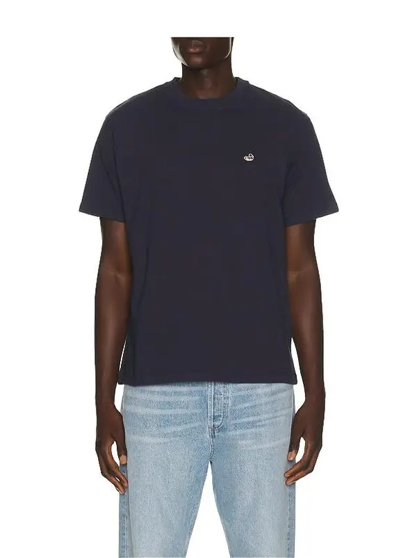 EDMMOND STUDIOS Duck Patch Tee In . Also - Navy