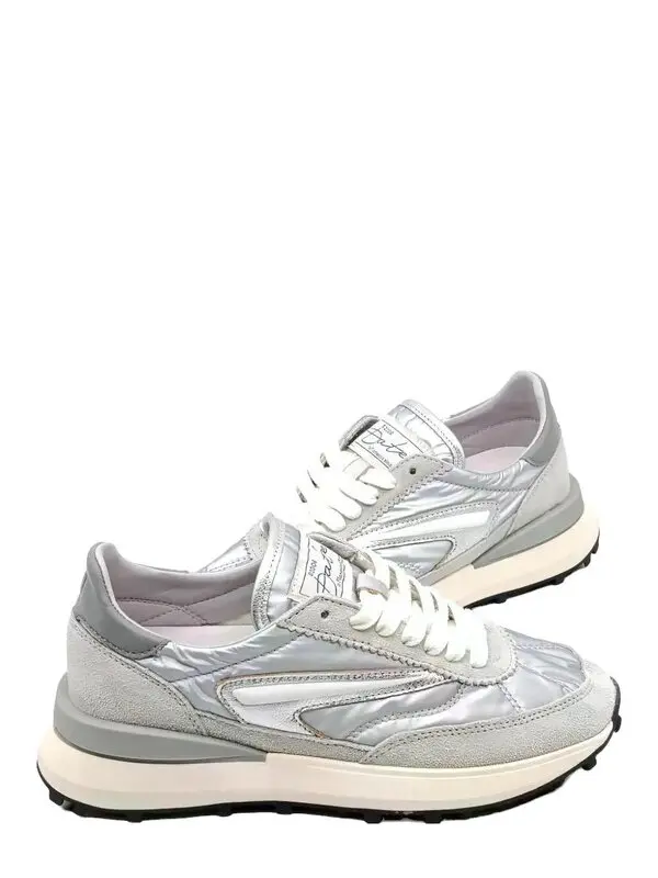 D.a.t.e. Tone Panelled Lace-up Sneakers - Silver