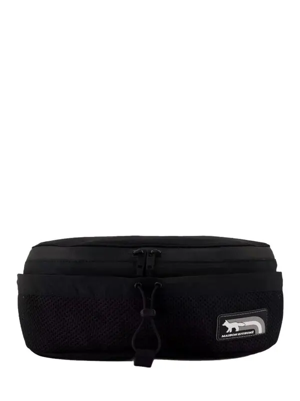 Maison Kitsuné Flash Fox Belt Bag - Black