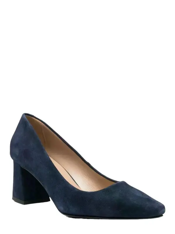 SERGIO MORETTI FIRENZE Suede Pumps - Blue