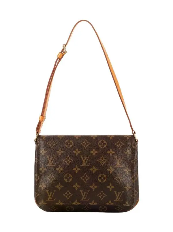 LOUIS VUITTON Monogram Musette Tango Shoulder Bag - Brown