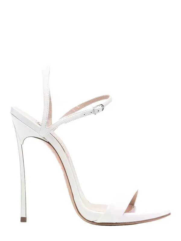 Casadei Open-toe High Stiletto Sandals - White