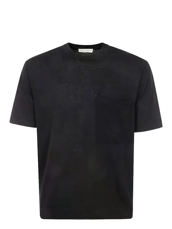 FILIPPO DE LAURENTIIS Round-neck T-shirt - Black